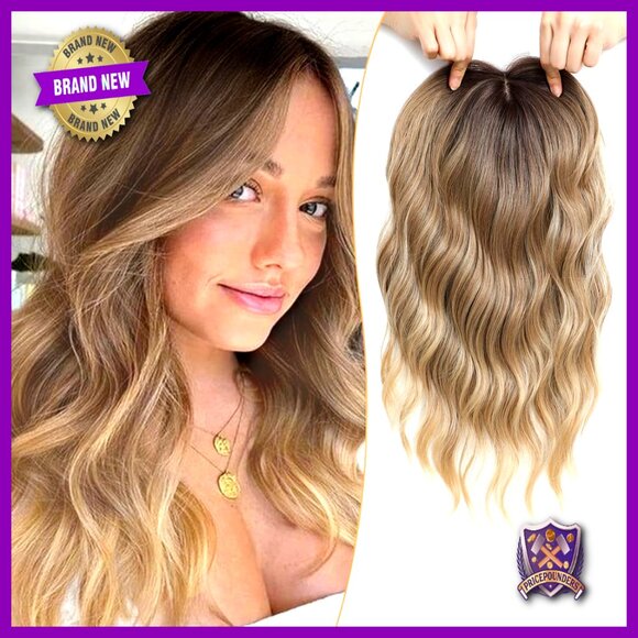 Accessories | Wavy Curly Hair Topper Clip In Voluminous Natural ...